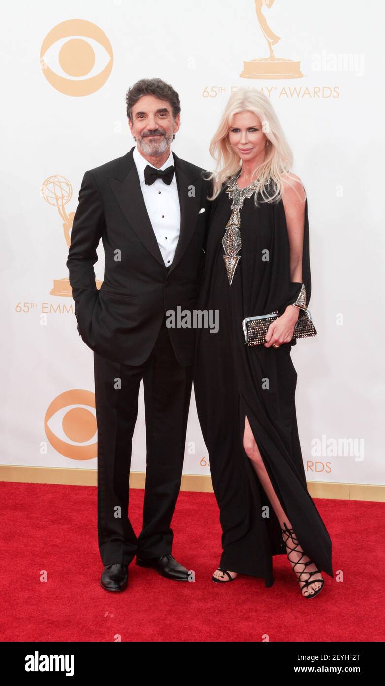 TV Show Creator Chuck Lorrie and his wife attend the 65th Emmy Awards ...