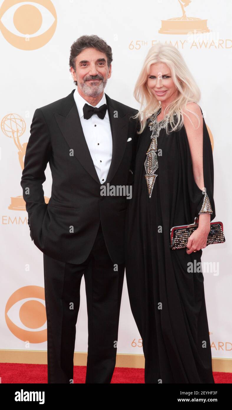 TV Show Creator Chuck Lorrie and his wife attend the 65th Emmy Awards ...