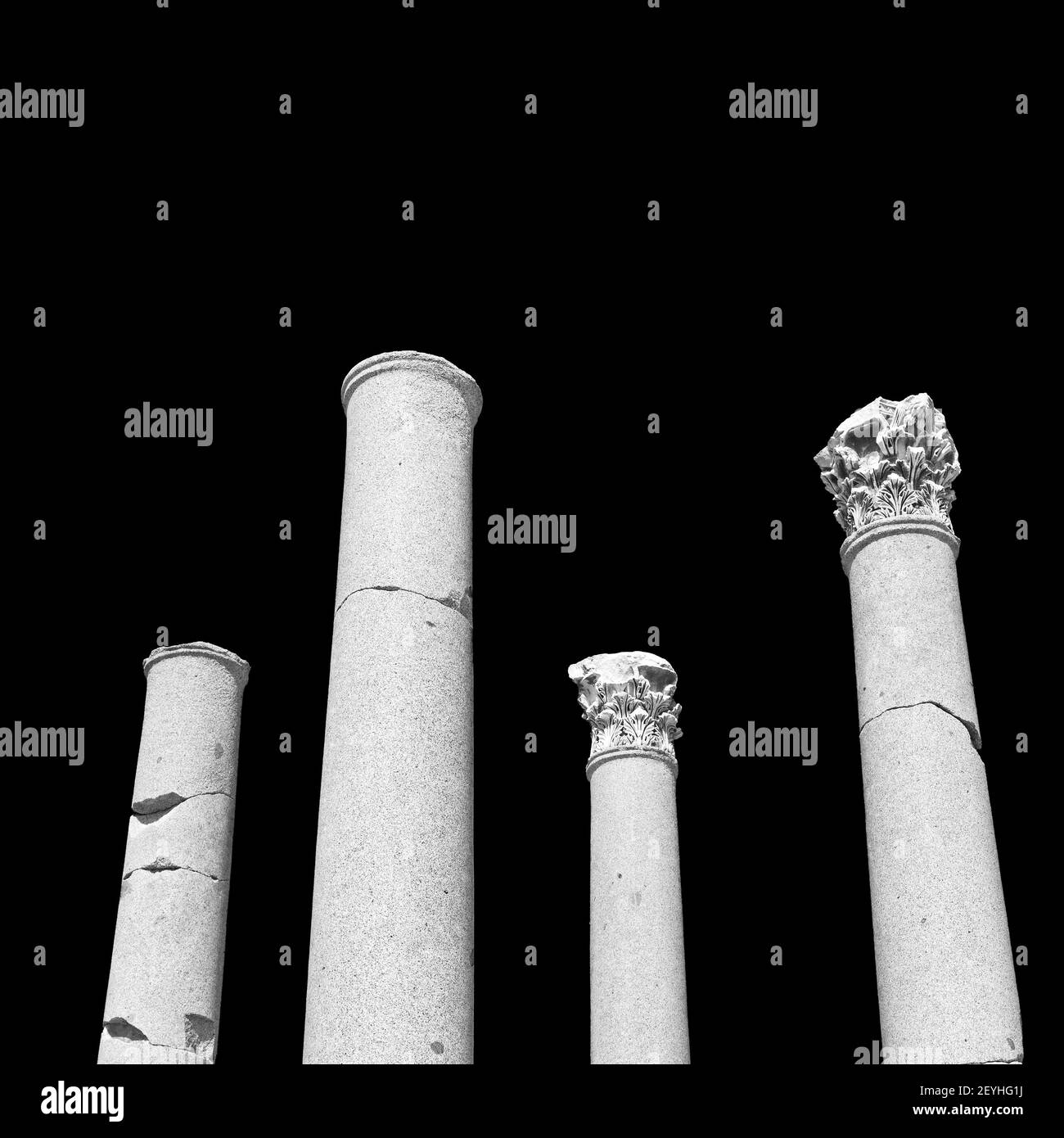 Column in old temple and theatre in ephesus antalya turkey asia sky the ...