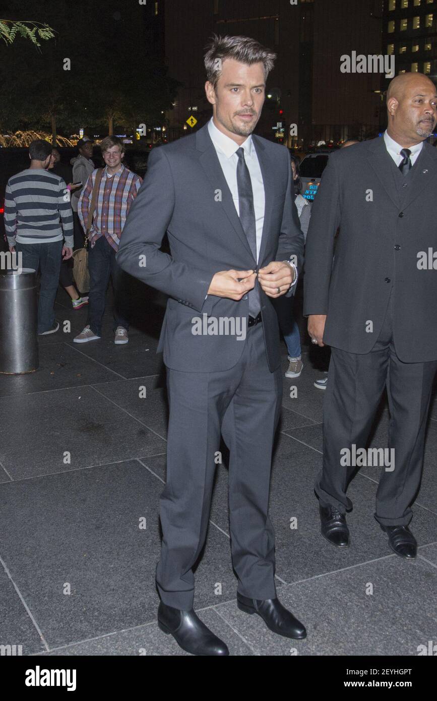 Josh Duhamel attends the Hugo Boss Celebrates Flagship Opening in New ...