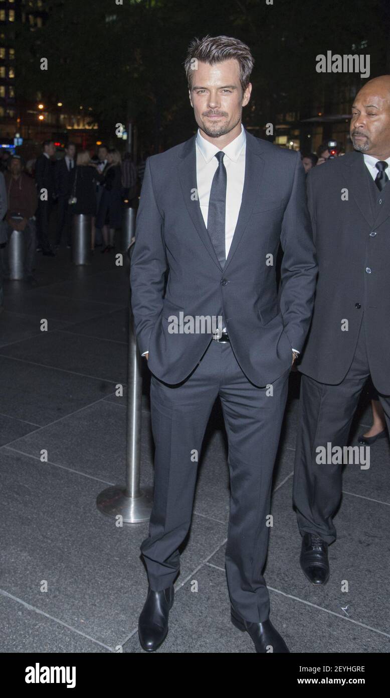 Josh Duhamel attends the Hugo Boss Celebrates Flagship Opening in New ...