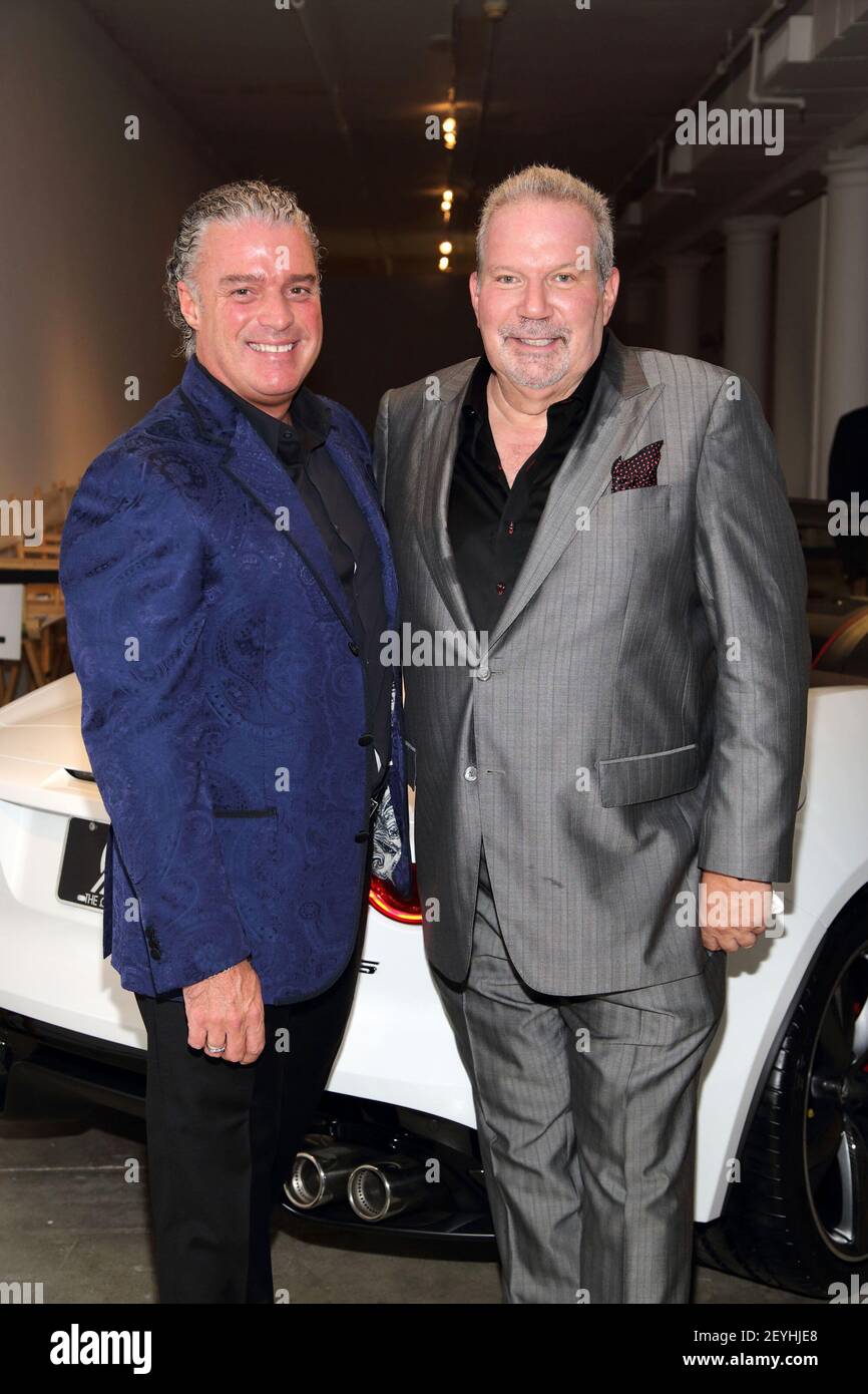 Stephen Brunell and Ken Gorin attend Dwyane Wades A Night On The ...