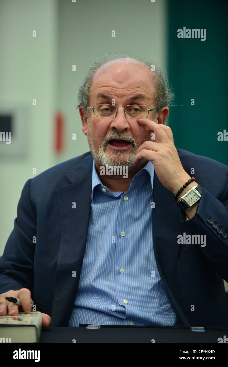 Author Salman Rushdie speak and sign copies of His new Book "Joseph ...