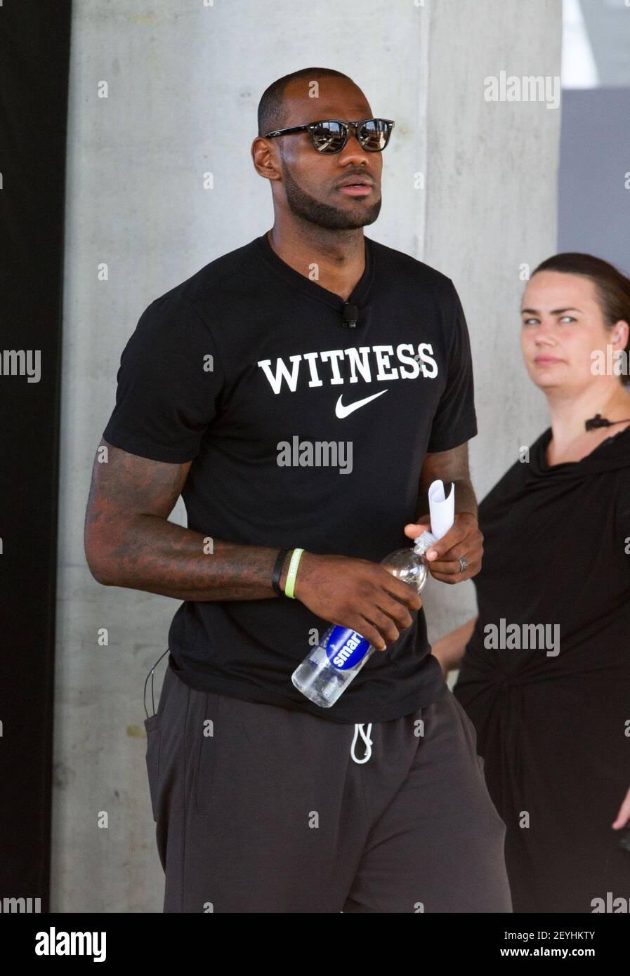 Lebron James attends The Press Conference Of Audemars Piguet Brand ...