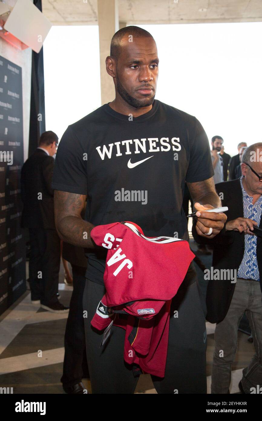 Lebron James attends The Press Conference Of Audemars Piguet Brand ...