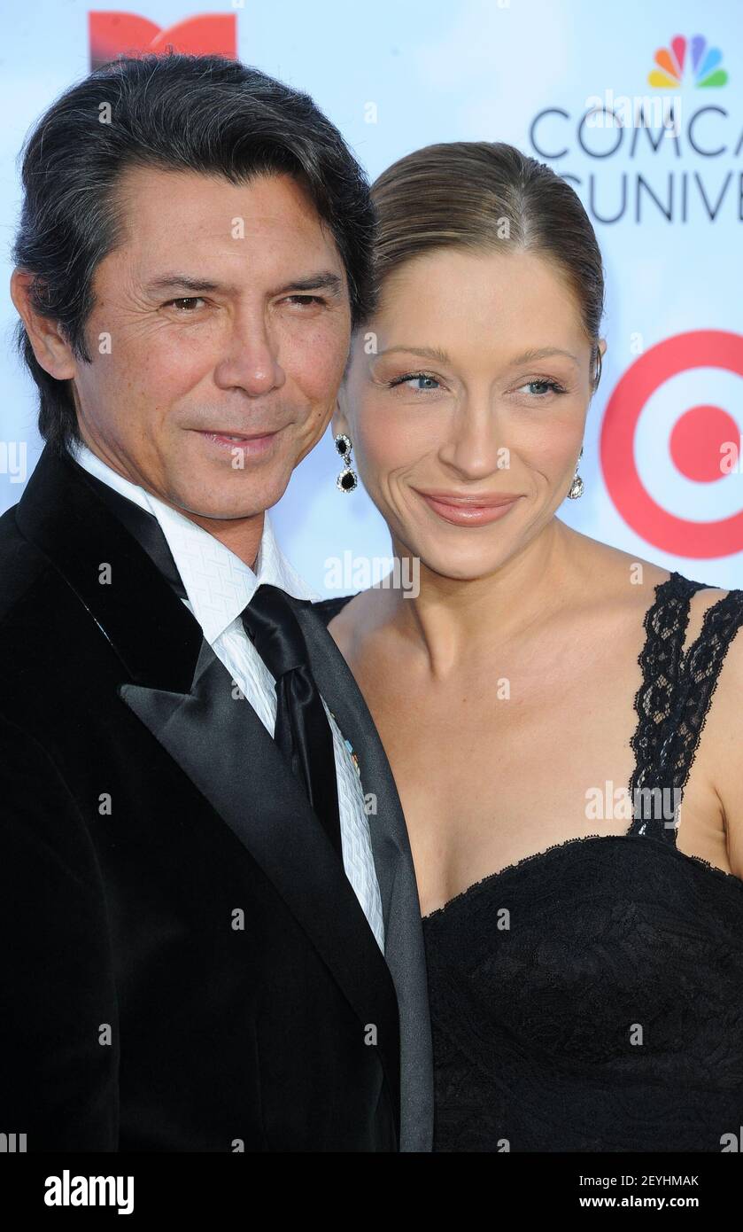 L R Lou Diamond Phillips And His Wife Yvonne Boismier Phillips