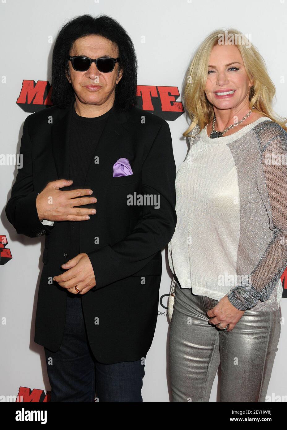 02 October 2013 - Los Angeles, California - Gene Simmons, Shannon Tweed ...