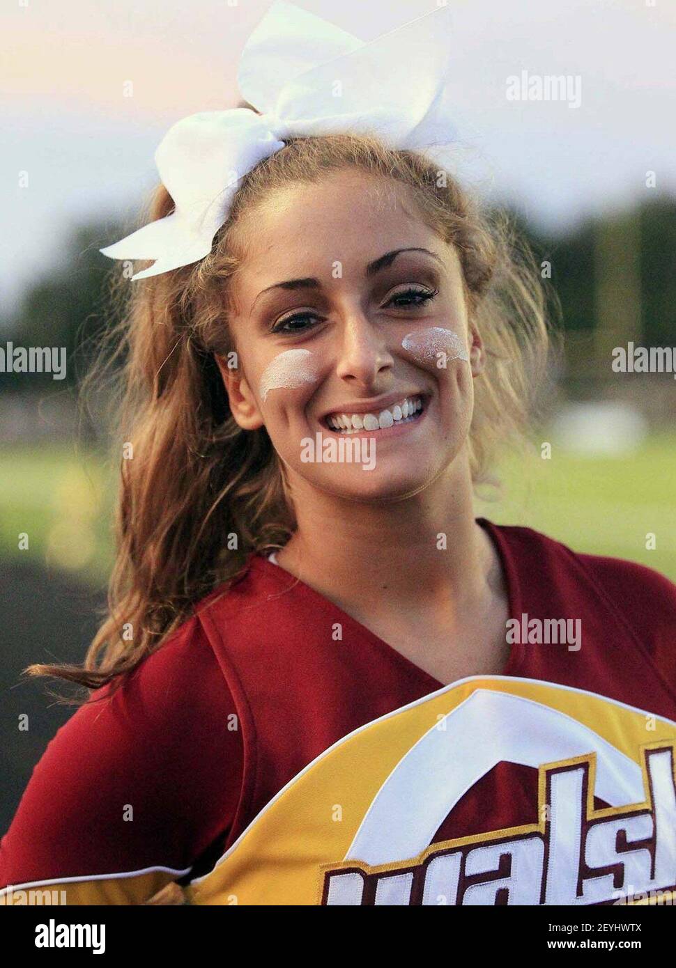 A Cheerleader Doing Handsprings
