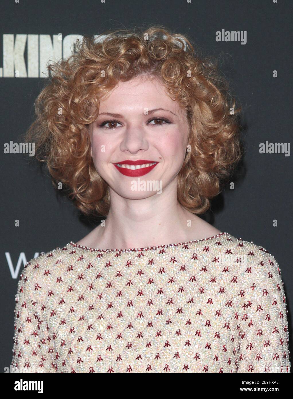 AKasha Kropinski attends "The Walking Dead" Seaons Four Premiere at the ...