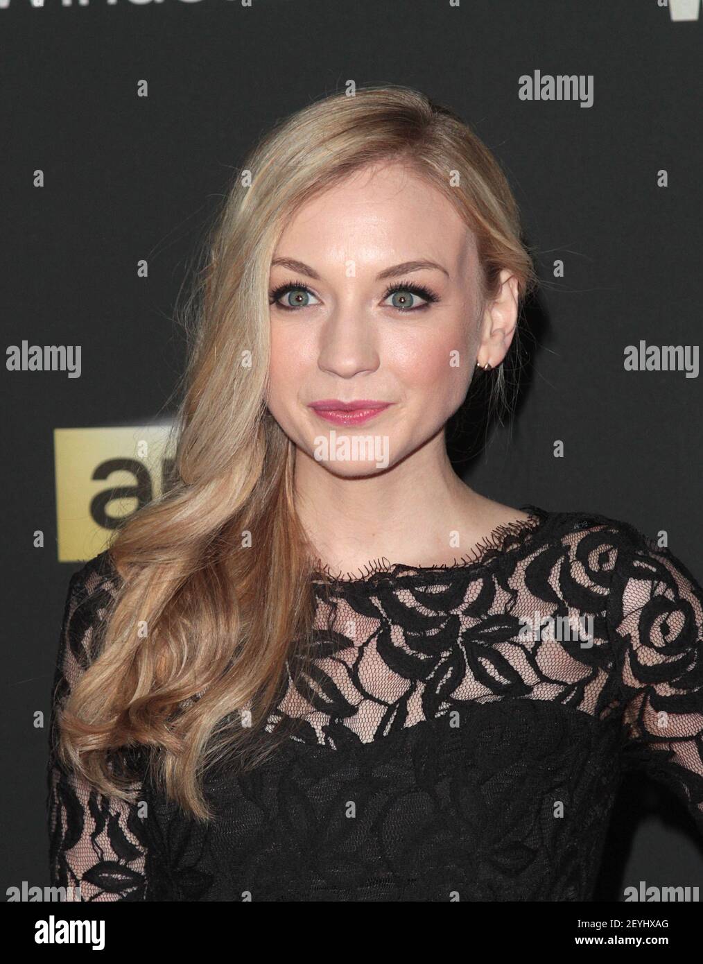 Emily Kinney attends "The Walking Dead" Seaons Four Premiere at the ...