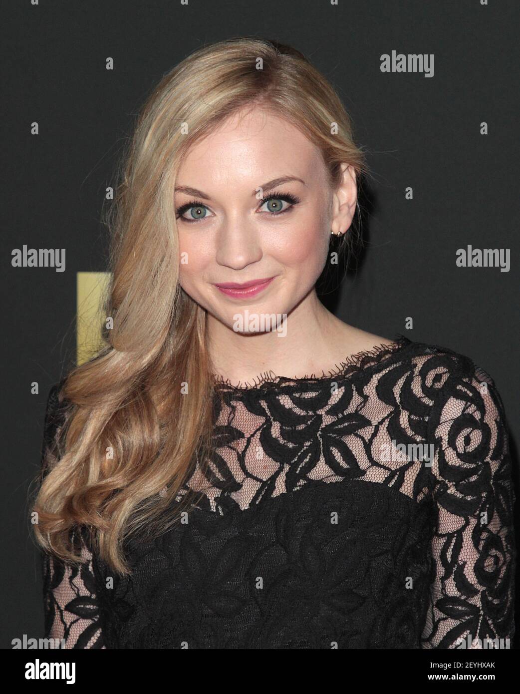 Emily Kinney attends "The Walking Dead" Seaons Four Premiere at the ...