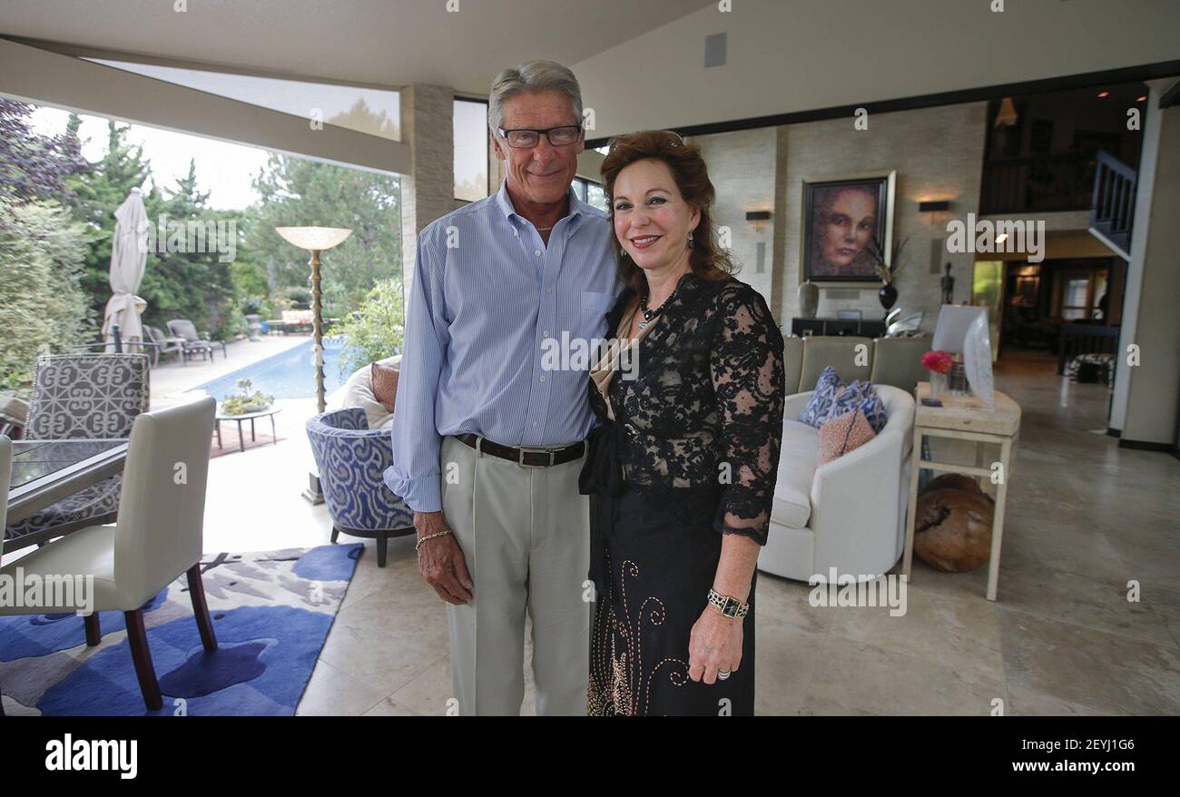 Bill Jones, left, did the architectural design and Pamela Jones did the ...