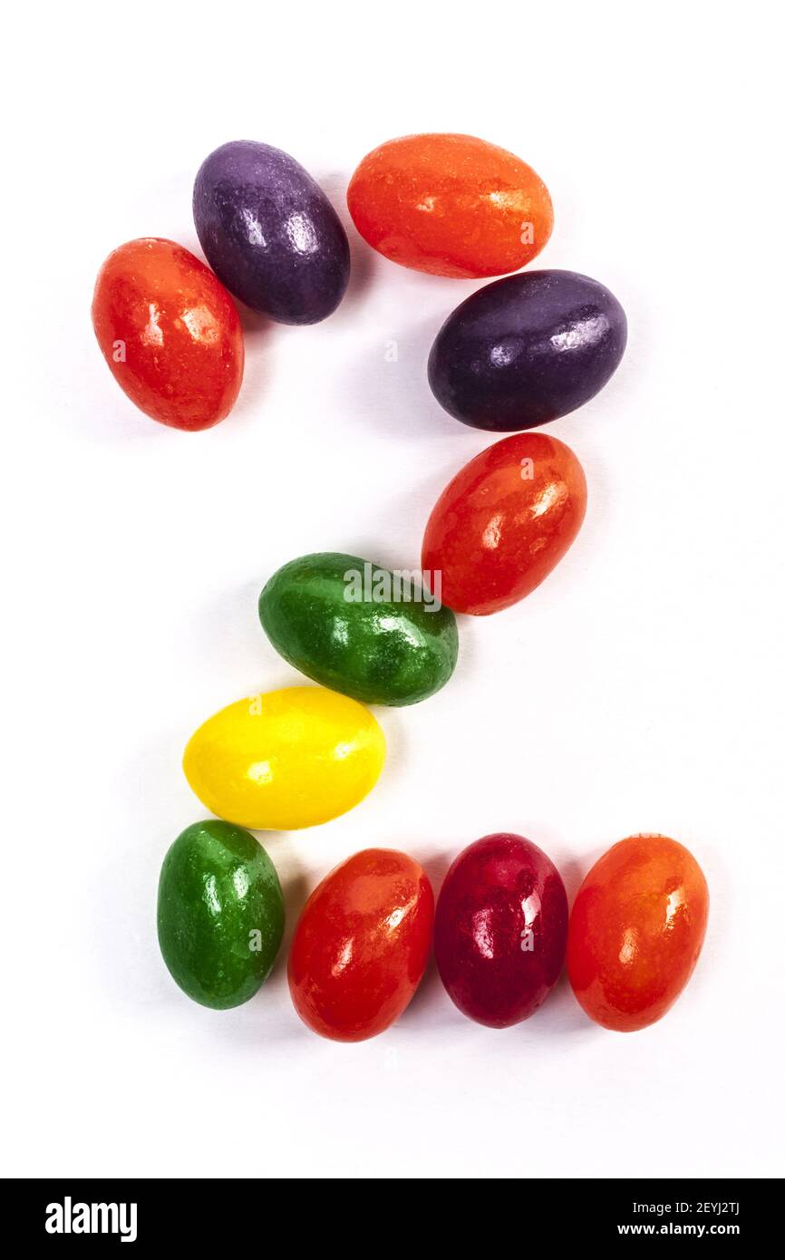 Candy Number 2 Stock Photo - Alamy