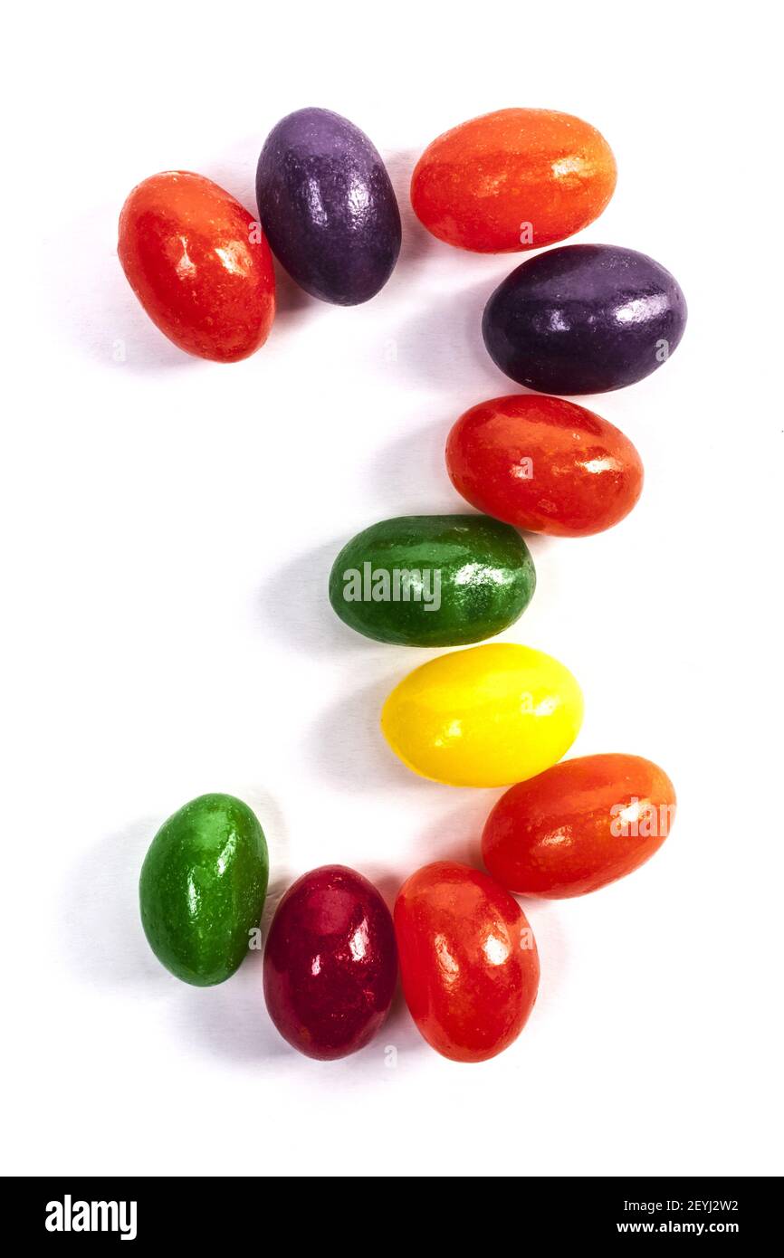Candy Number 3 Stock Photo - Alamy