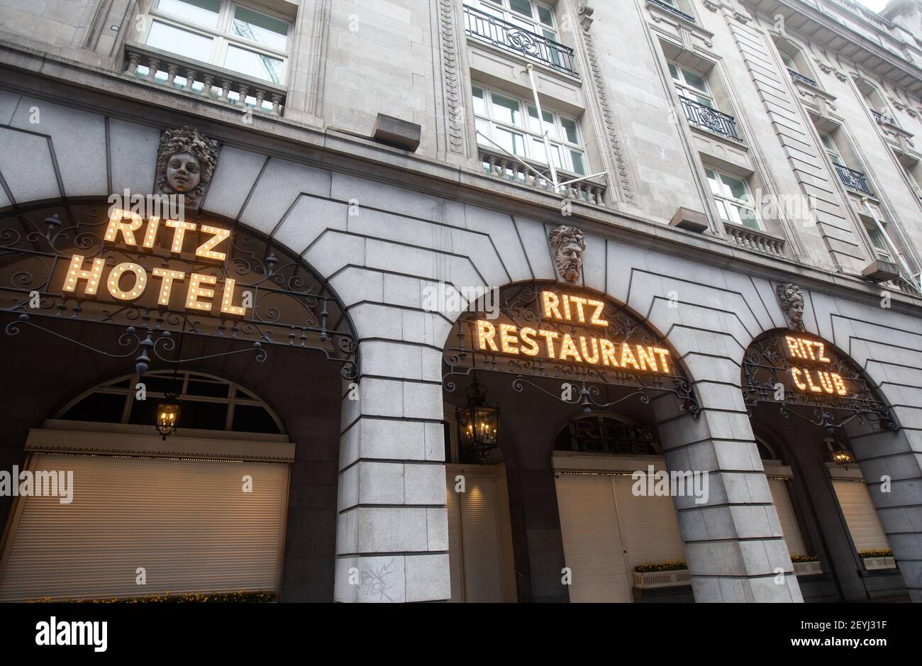 The Ritz Hotel in Piccadilly which has recently been sold to Qatari ...