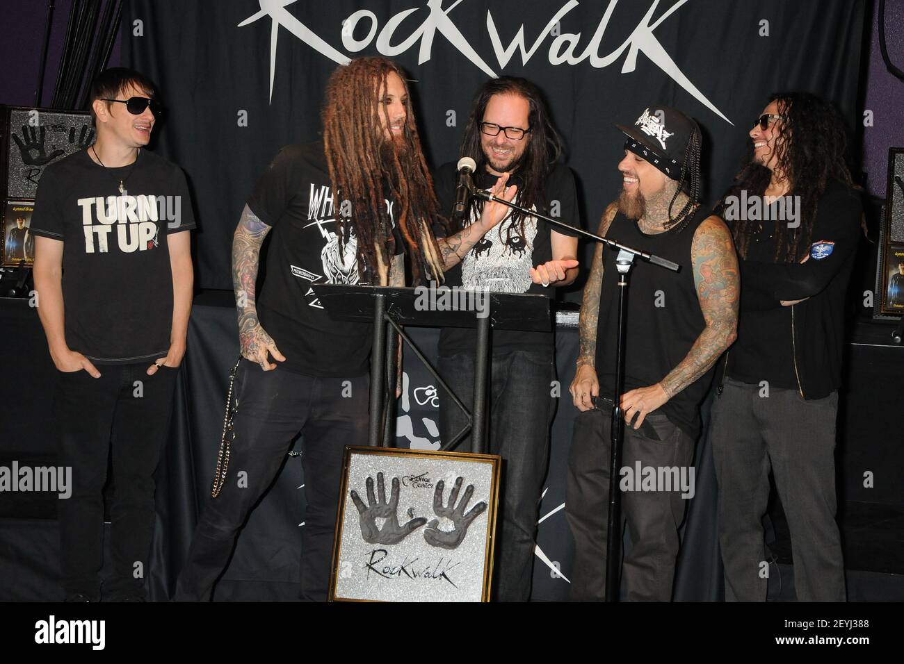 8 October 2013 - Hollywood, California - Ray Luzier, Brian Welch, Head ...