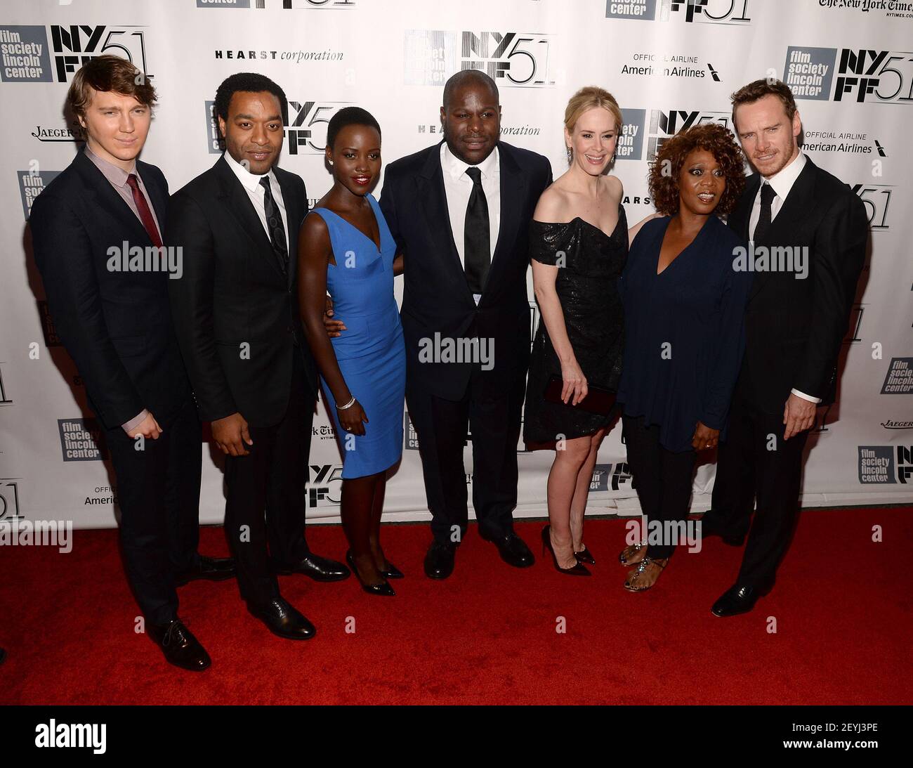 (L-R) Paul Dano, Chiwetel Ejiofor, Lupita Nong'o, director Steve ...