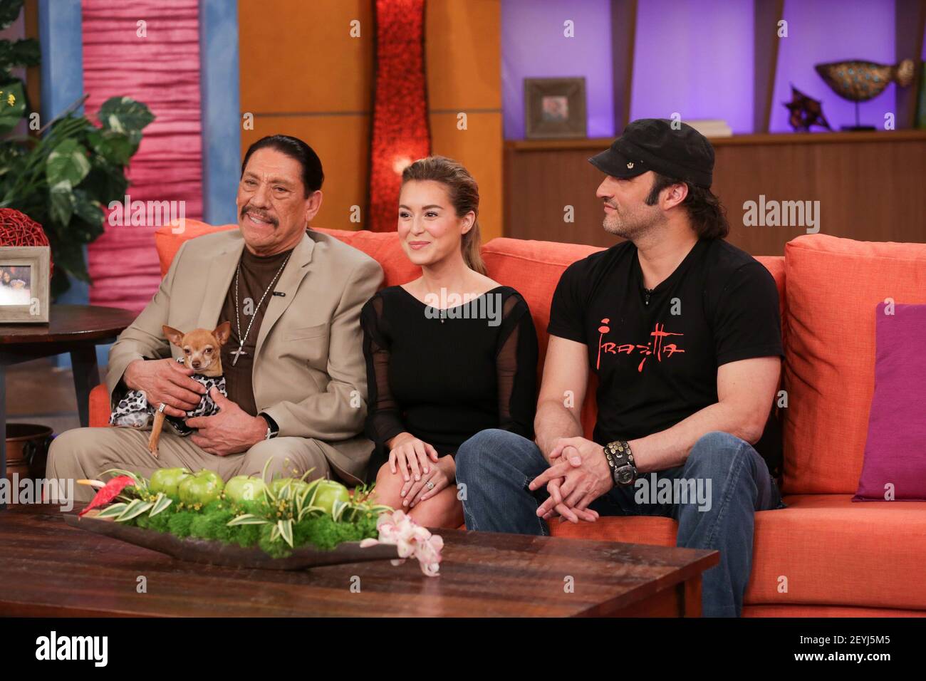 Actors Danny Trejo, Alexa Vega and Robert Rodriguez are seen during ...