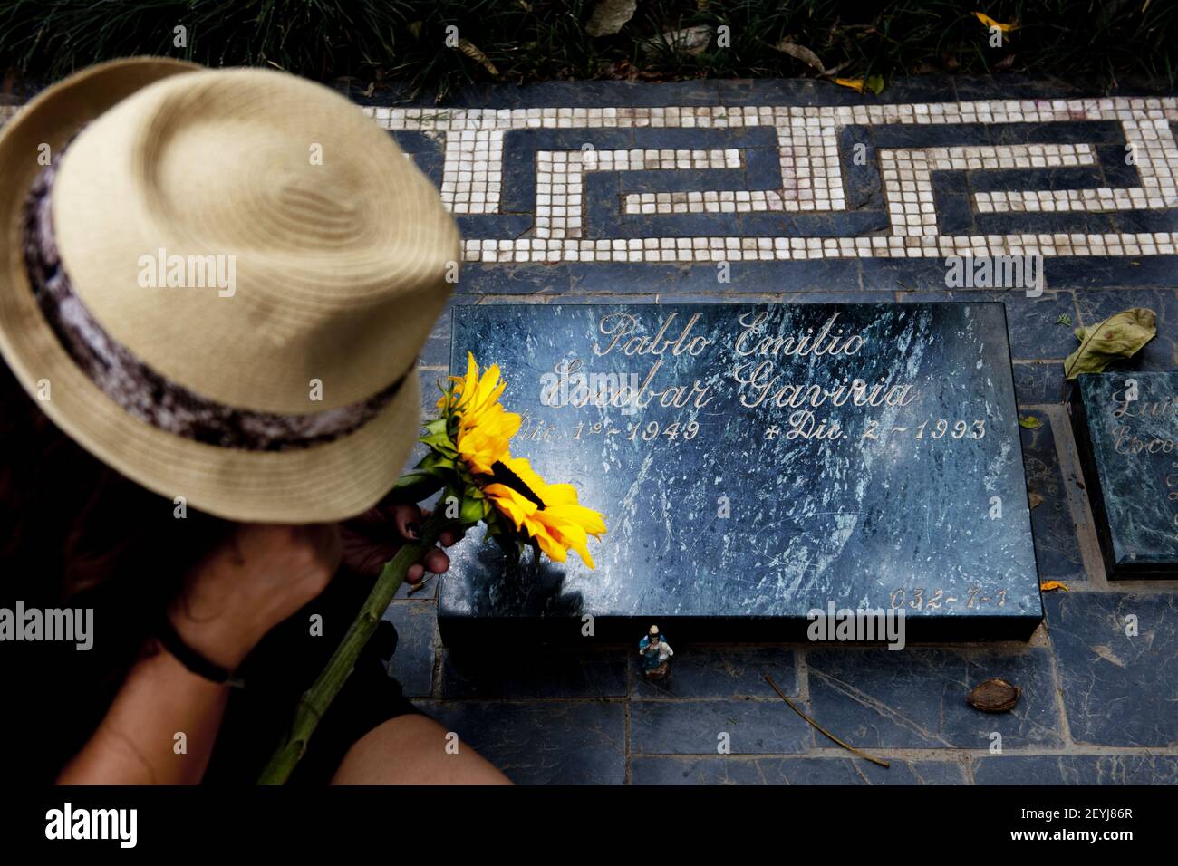 Medellin, Colombia - The grave of the biggest drug lord of South ...