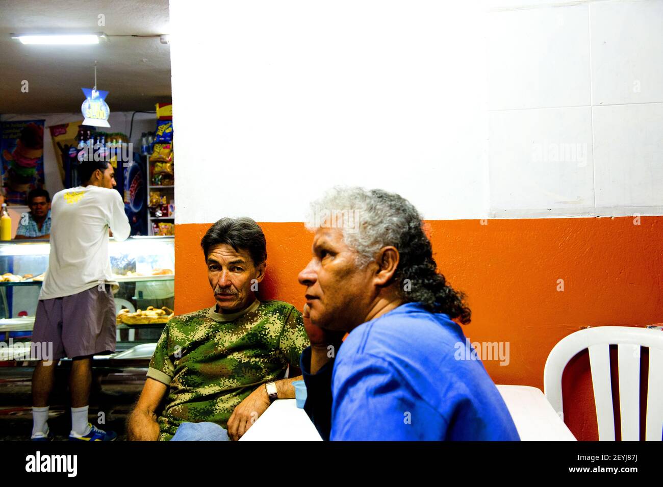 Medellin, Colombia - The daily life in the barrio that was build by ...