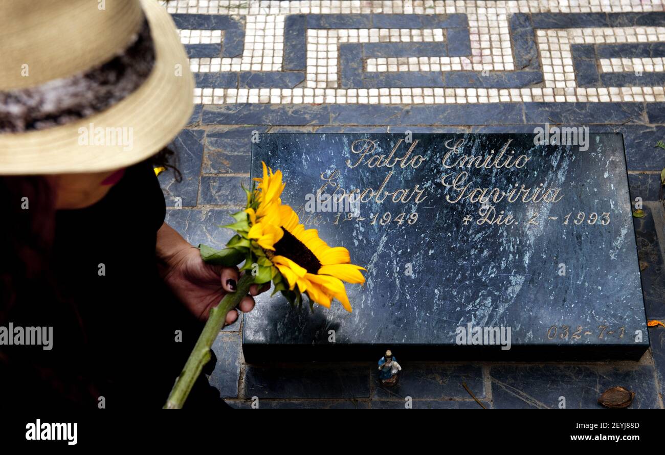 Medellin, Colombia - The grave of the biggest drug lord of South ...