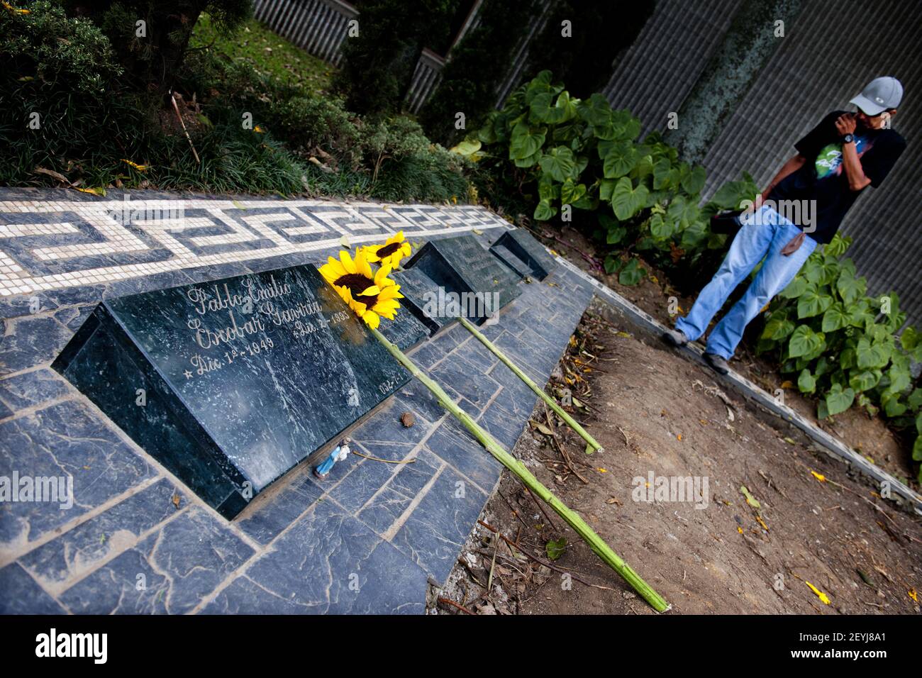 Medellin, Colombia - The grave of the biggest drug lord of South ...