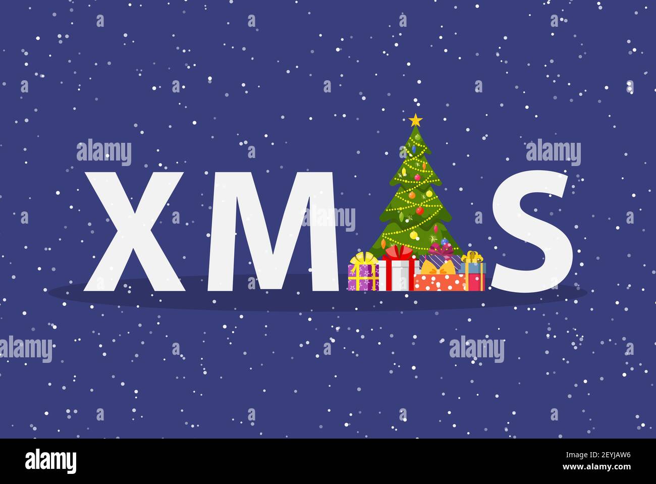 Xmas letters for christmas celebration Stock Vector Image & Art - Alamy