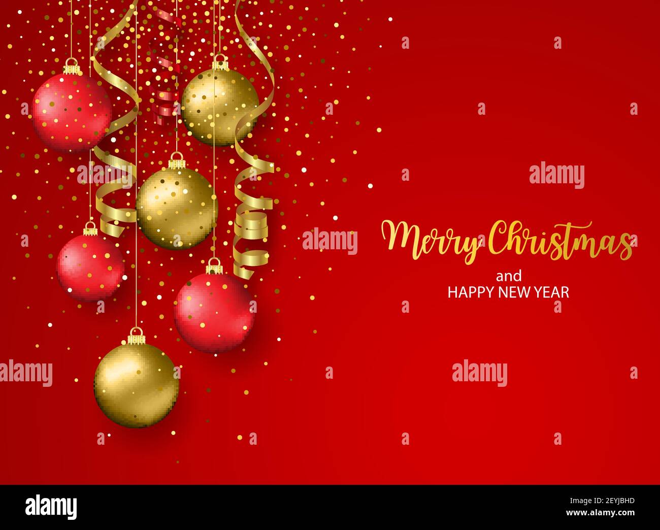 Christmas card elegant design Stock Vector Images - Alamy
