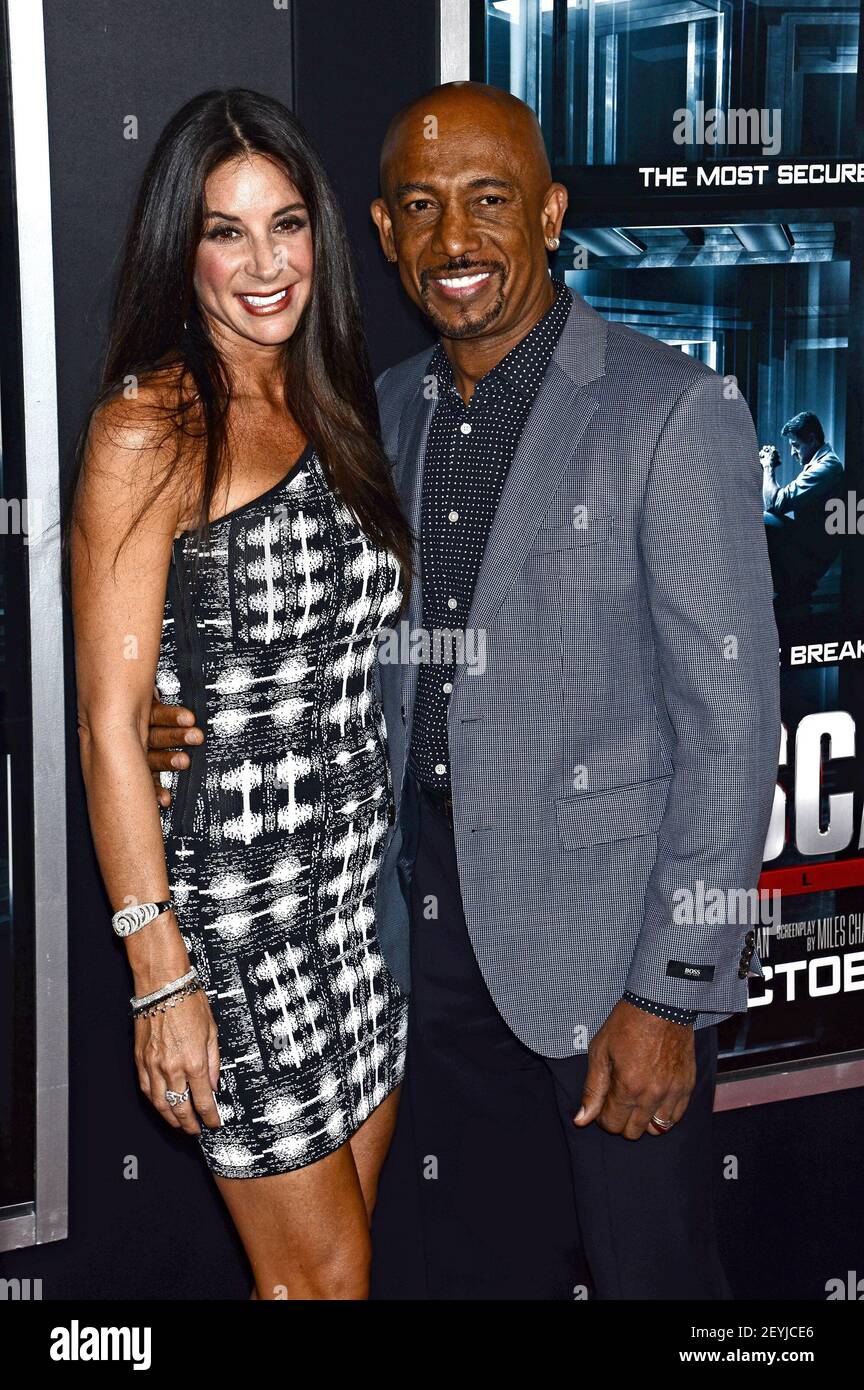 Tara Fowler and Montel Williams at the New York premiere of "Escape Plan". (Photo by Jennifer ...