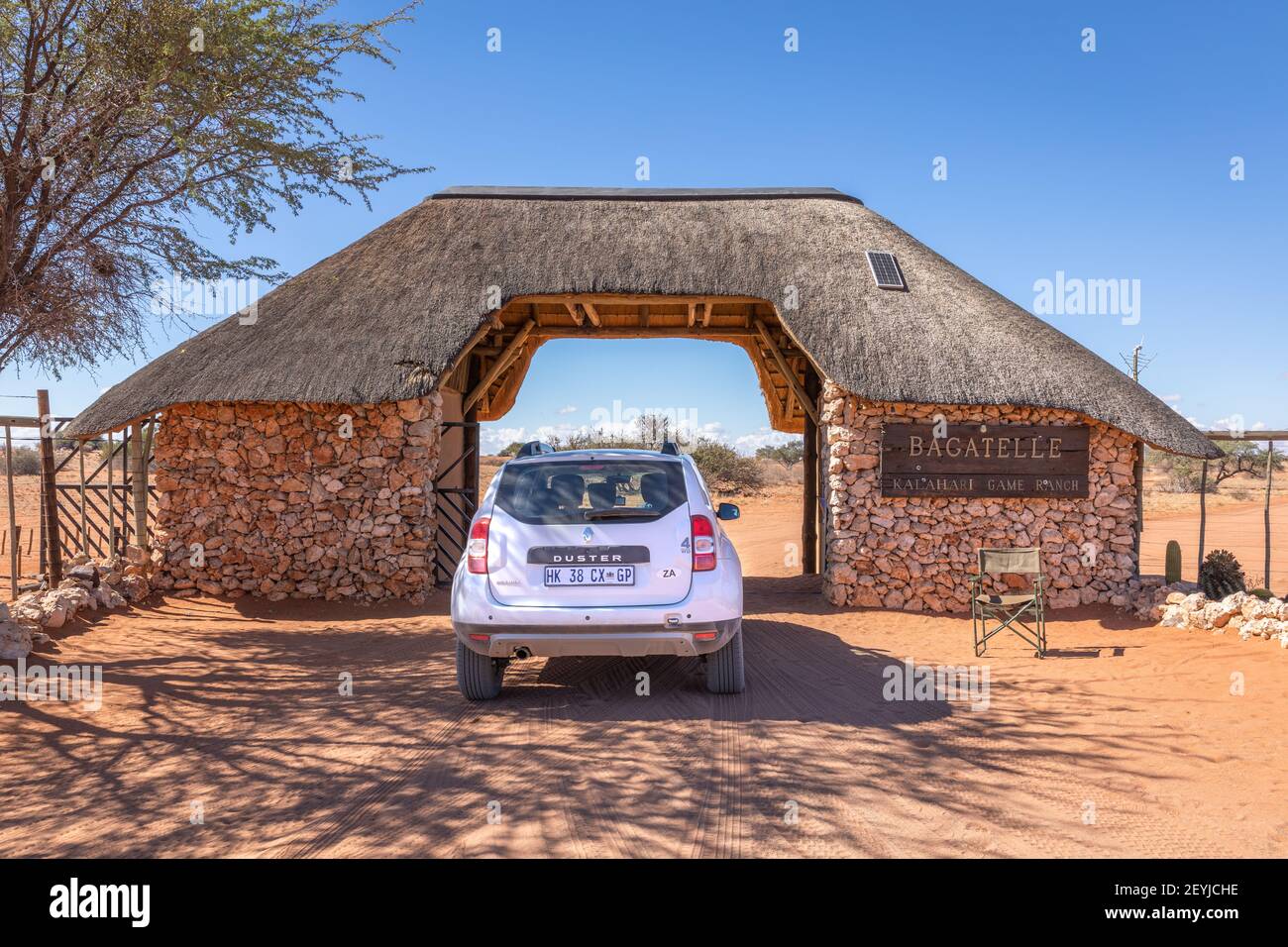 Road trip in the Kalahari desert to Bagatelle Game Ranch, Kalahari ...