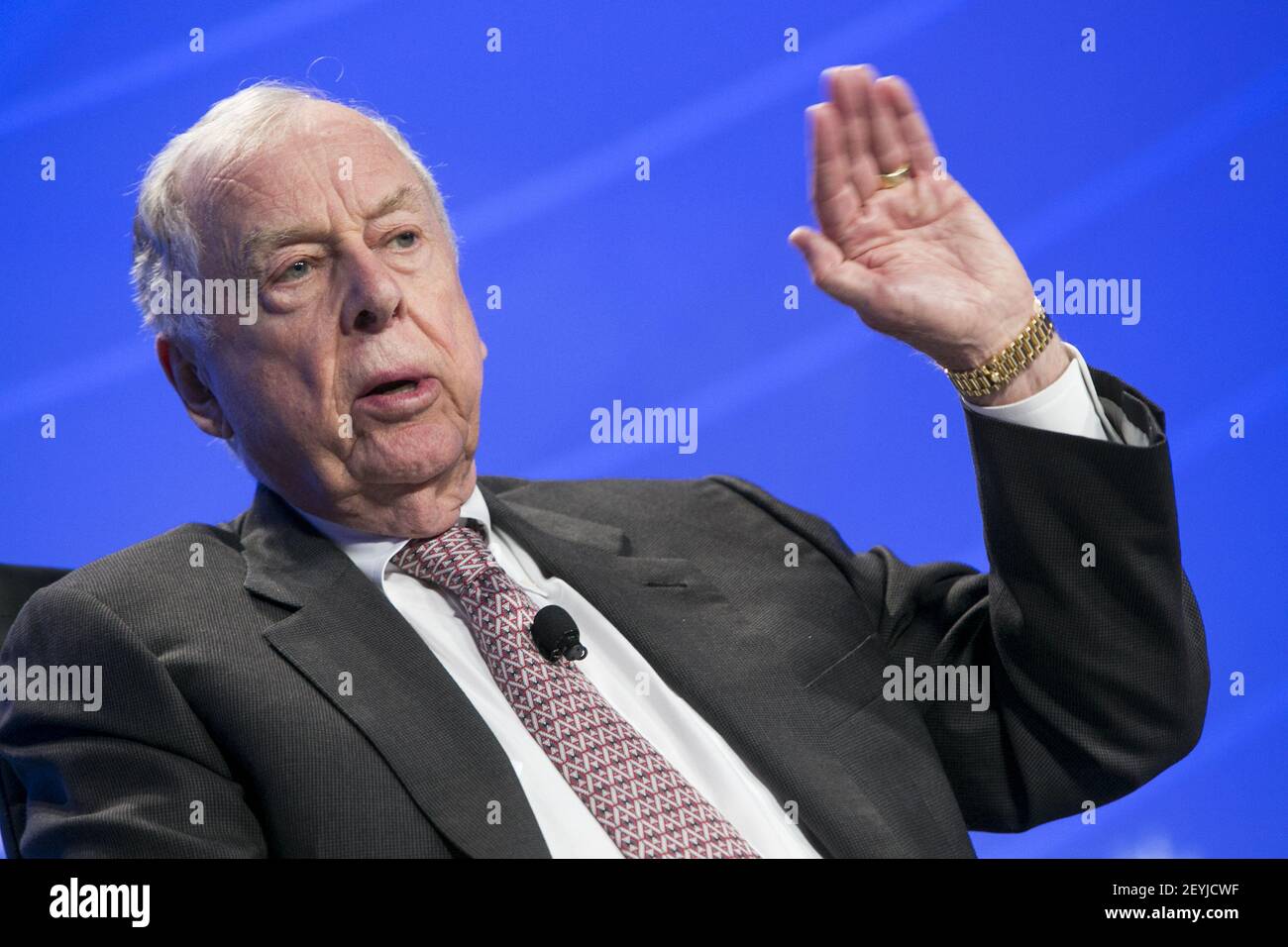 T. Boone Pickens, chairman of BP Capital Management speaks at the OPEC ...