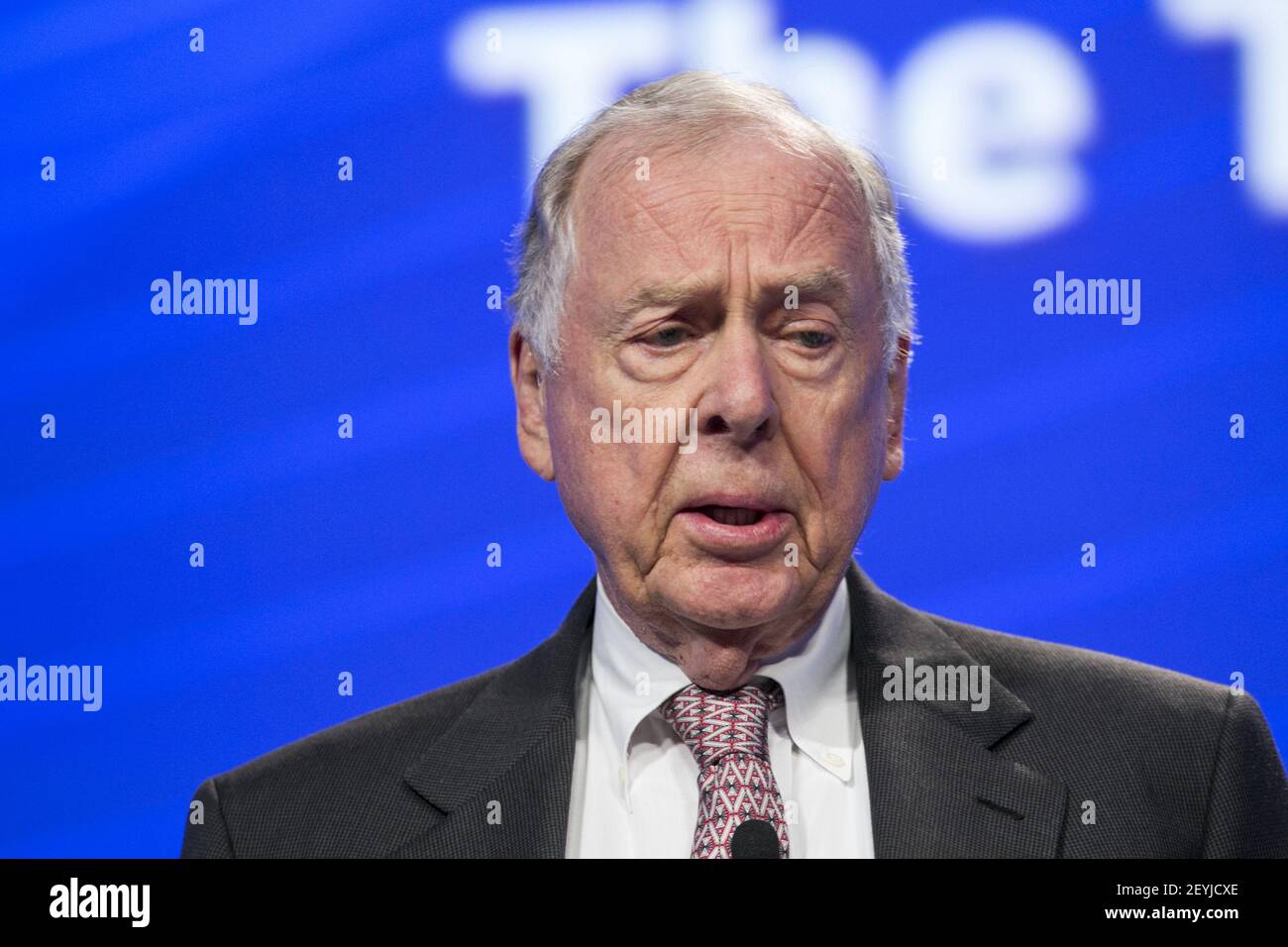 T. Boone Pickens, chairman of BP Capital Management speaks at the OPEC ...