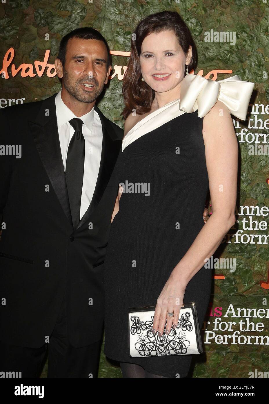 17 October 2013 - Beverly Hills, California - Reza Jarrahy, Geena Davis ...