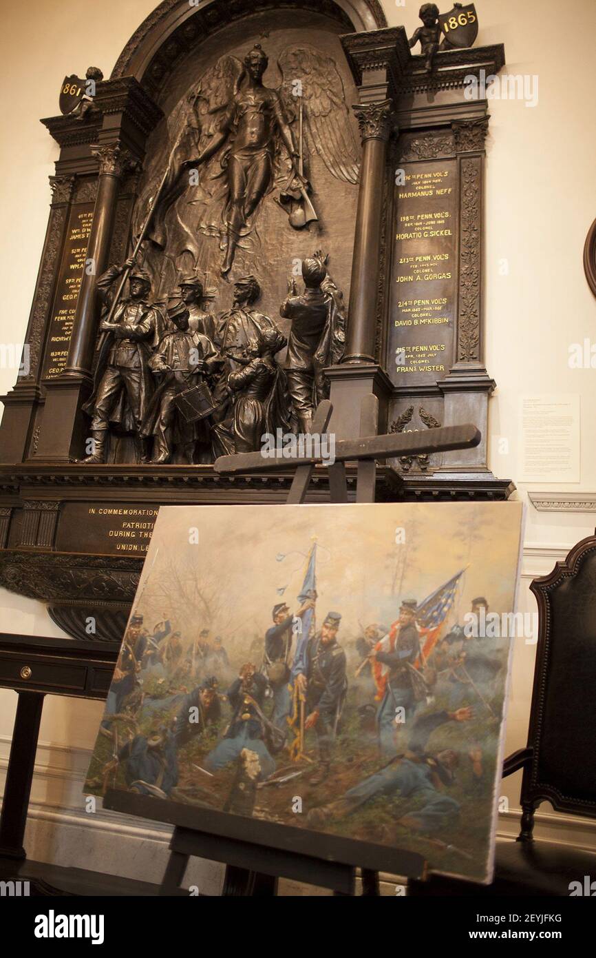 The Union League is unveiling the painting, "Three Medals of Honor," a ...