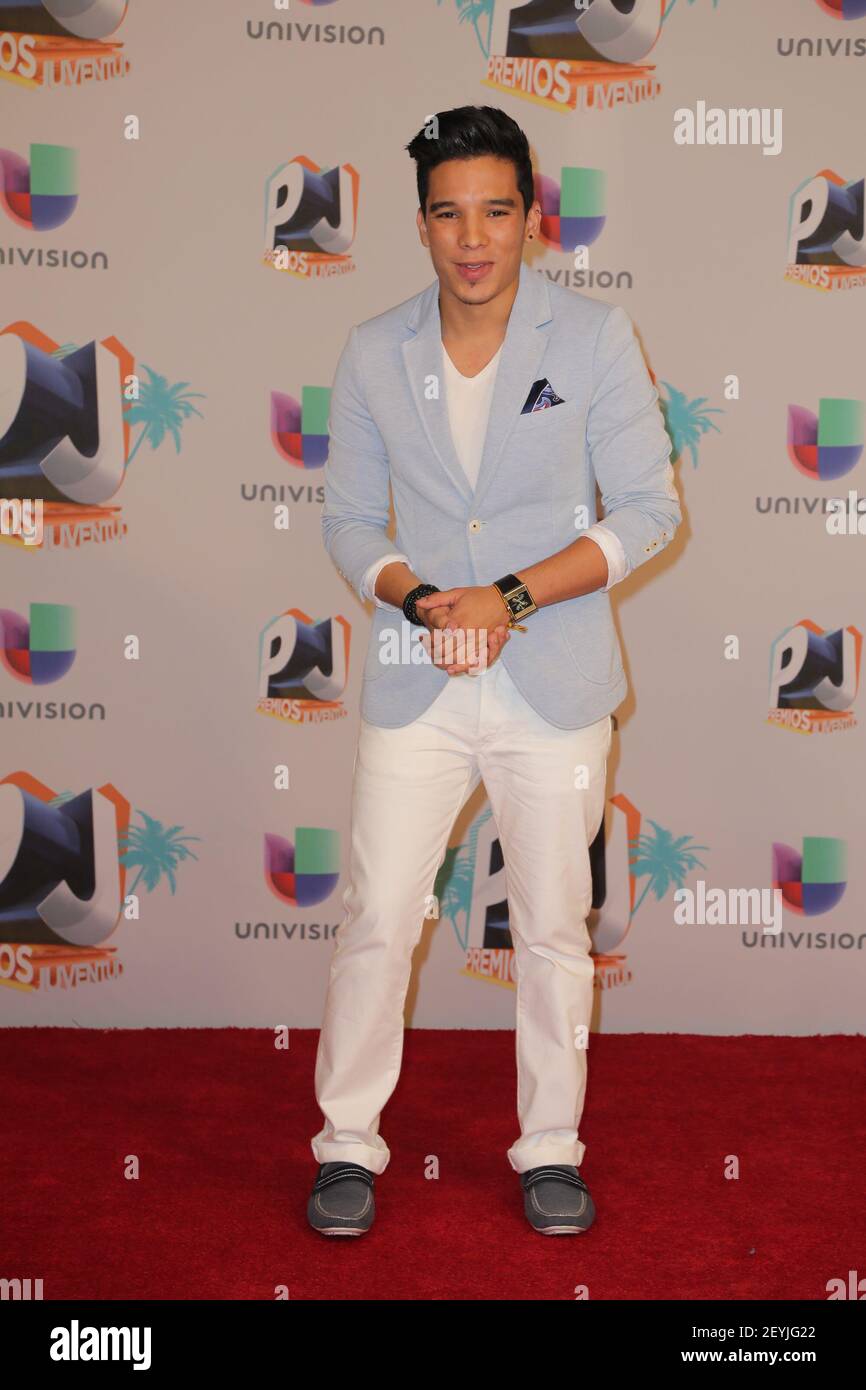 Christian Pagan at Press Room Premios Juventud Award at the Bank United ...
