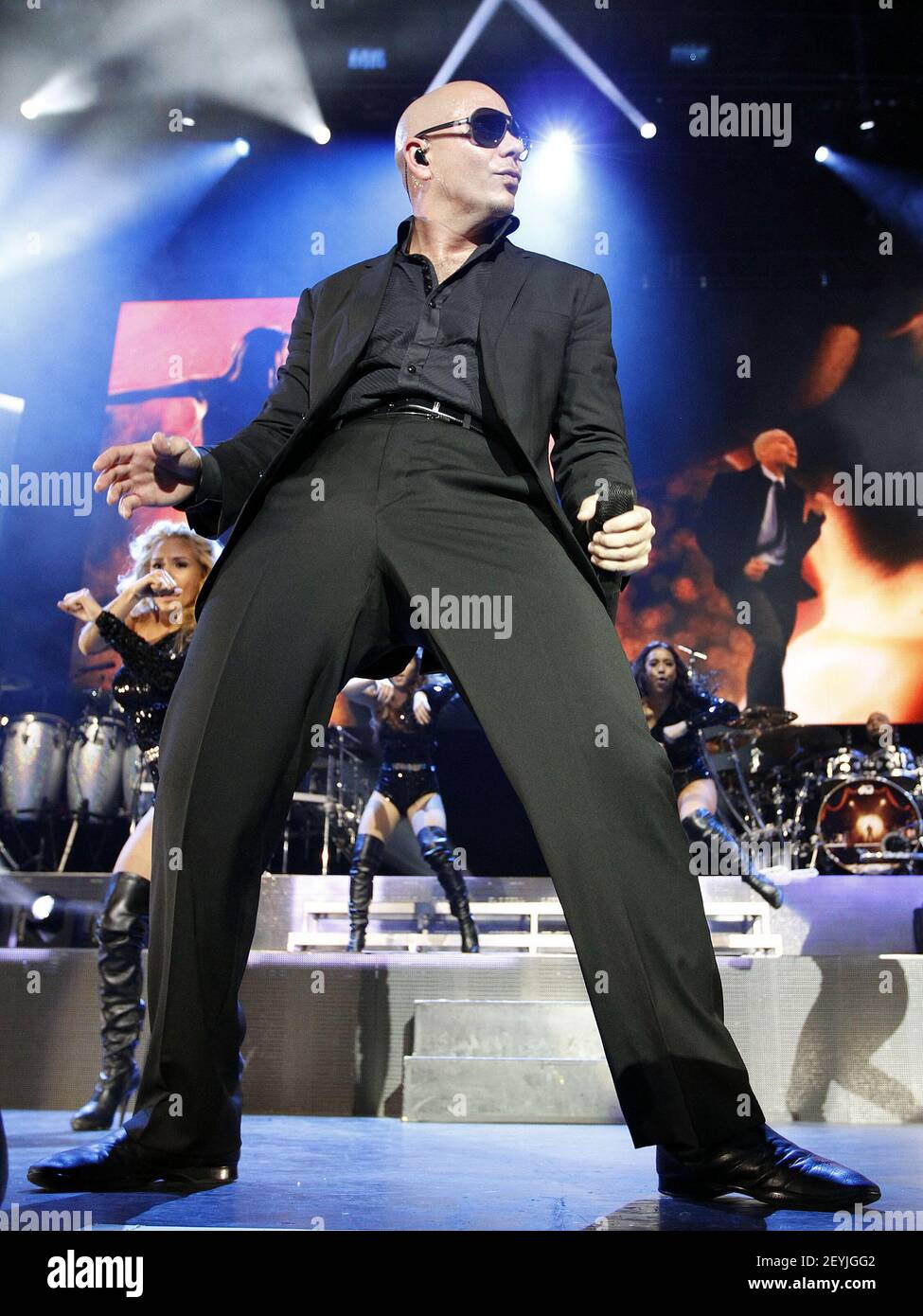 Rapper, songwriter, and record producer Armando PÃ©rez, better known as ...