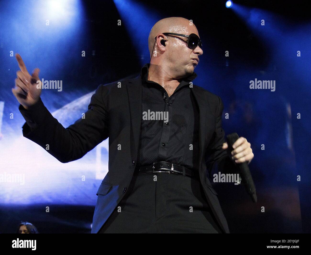 Rapper, songwriter, and record producer Armando PÃ©rez, better known as ...