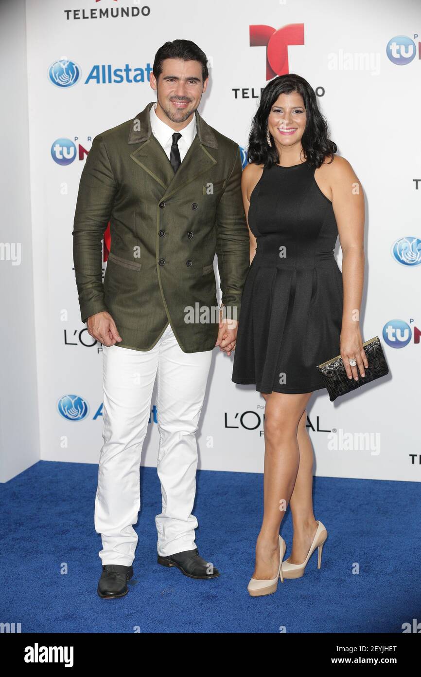 Jose Guillermo Cortines attends Blue Carpet at Telemundo's 2013 Premio ...