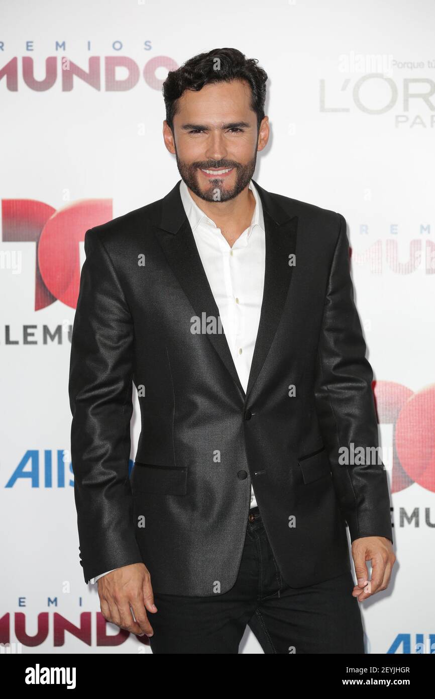 Fabian Rios attends Blue Carpet at Telemundo's 2013 Premio Tu Mundo at ...