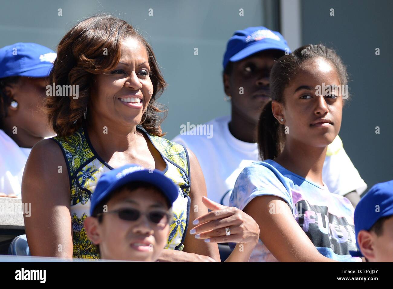 First Lady Michelle Obama and daughter Malia Obama attends the 18th ...