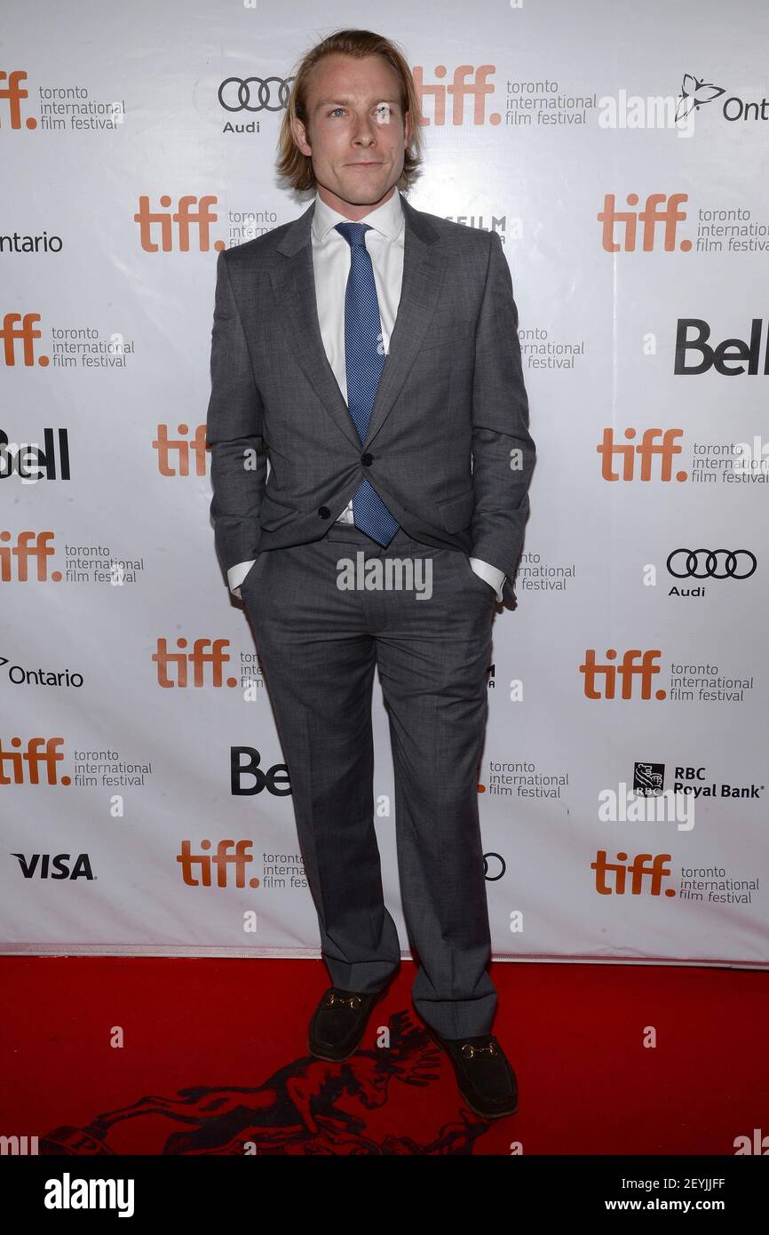 Tom Hunt (son of James Hunt) attends the 'Rush' premiere at the Roy ...