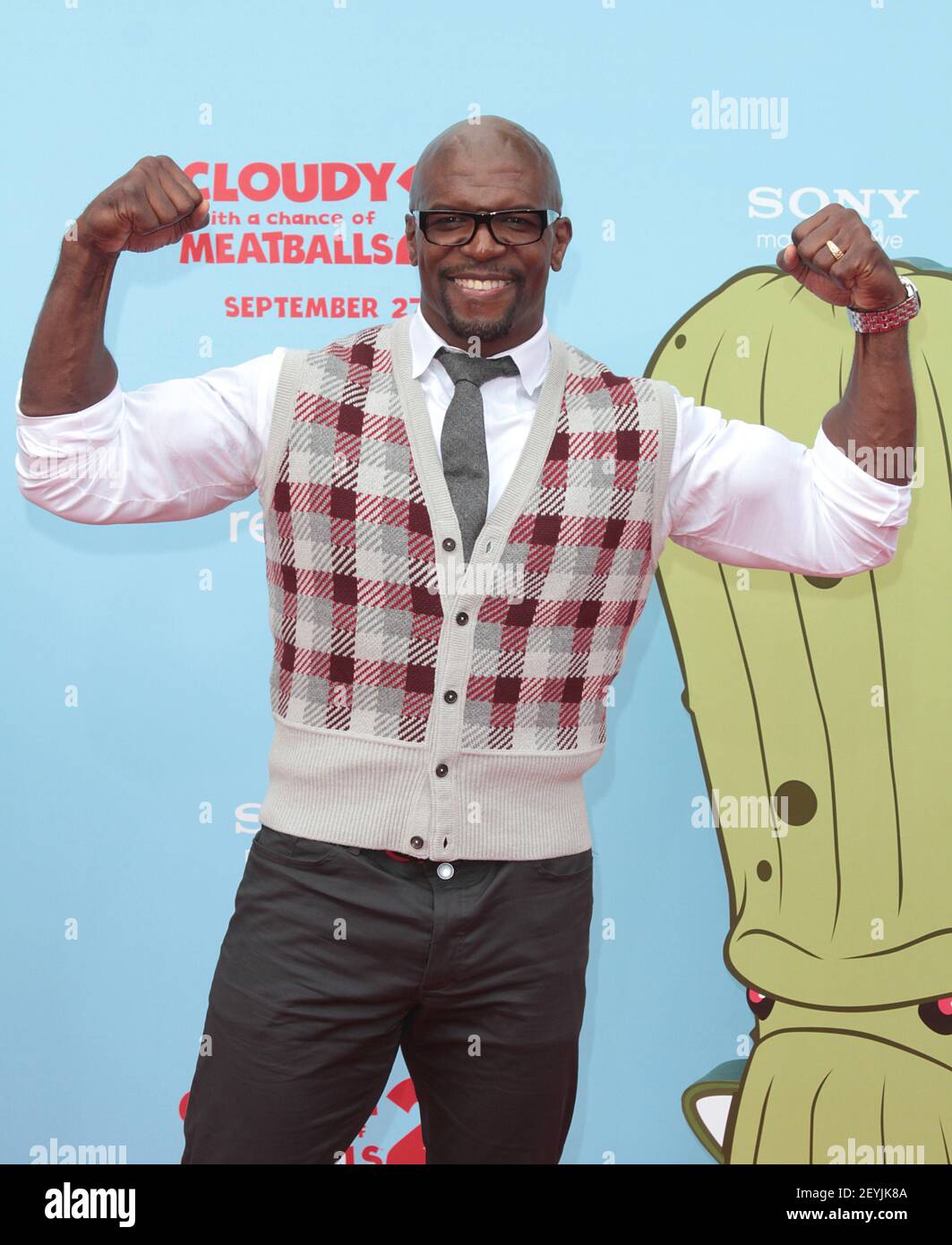 Terry Crews attends The Los Angeles Premiere of " Cloudy with a Chance ...