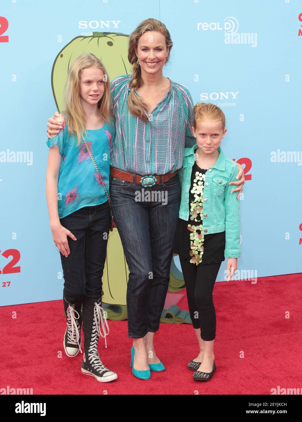 Melora Hardin attends The Los Angeles Premiere of " Cloudy with a ...