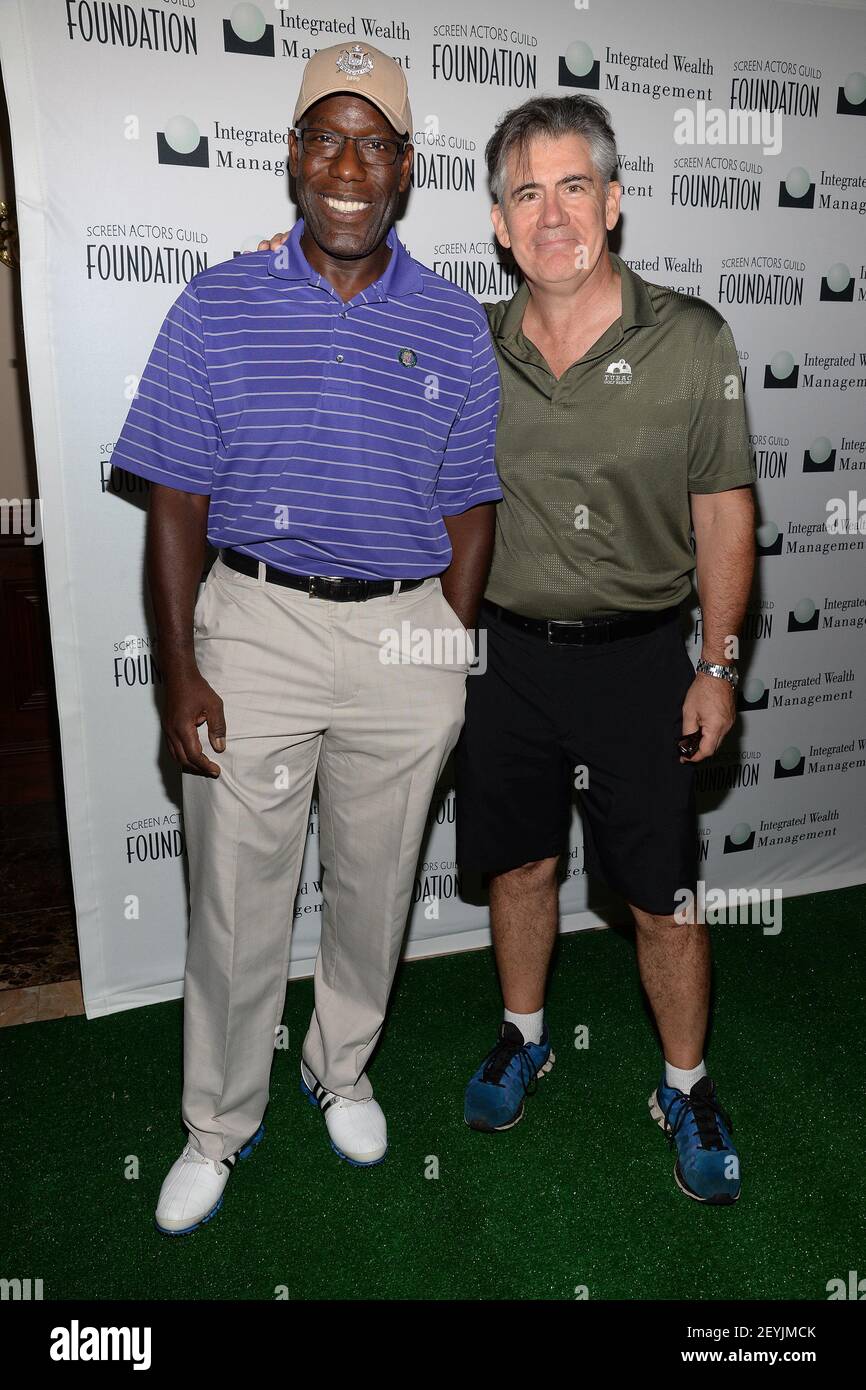 (L-R) James McDaniel and Kevin O'Rourke attend the Screen Actors Guild ...
