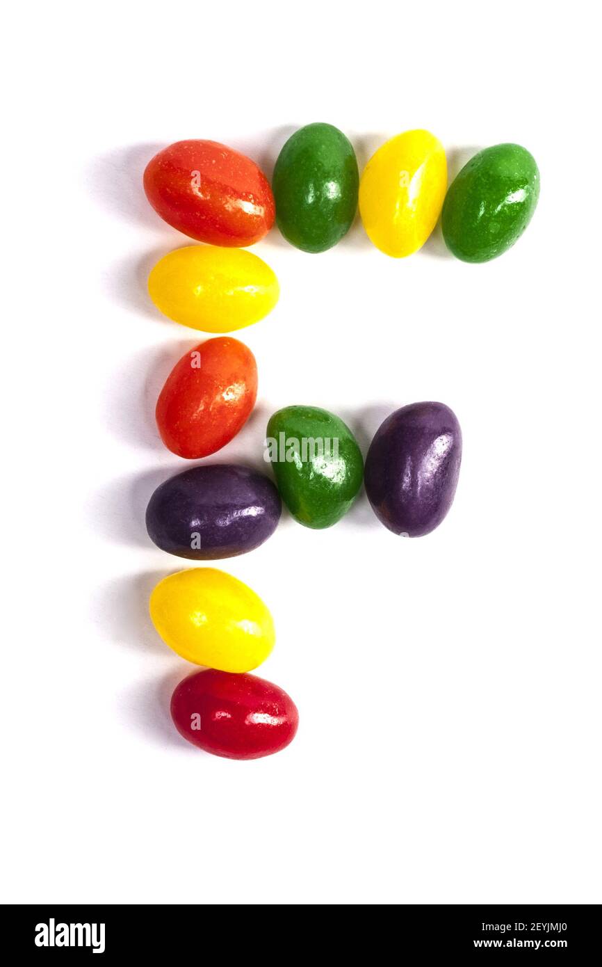 Candy letter hi-res stock photography and images - Alamy