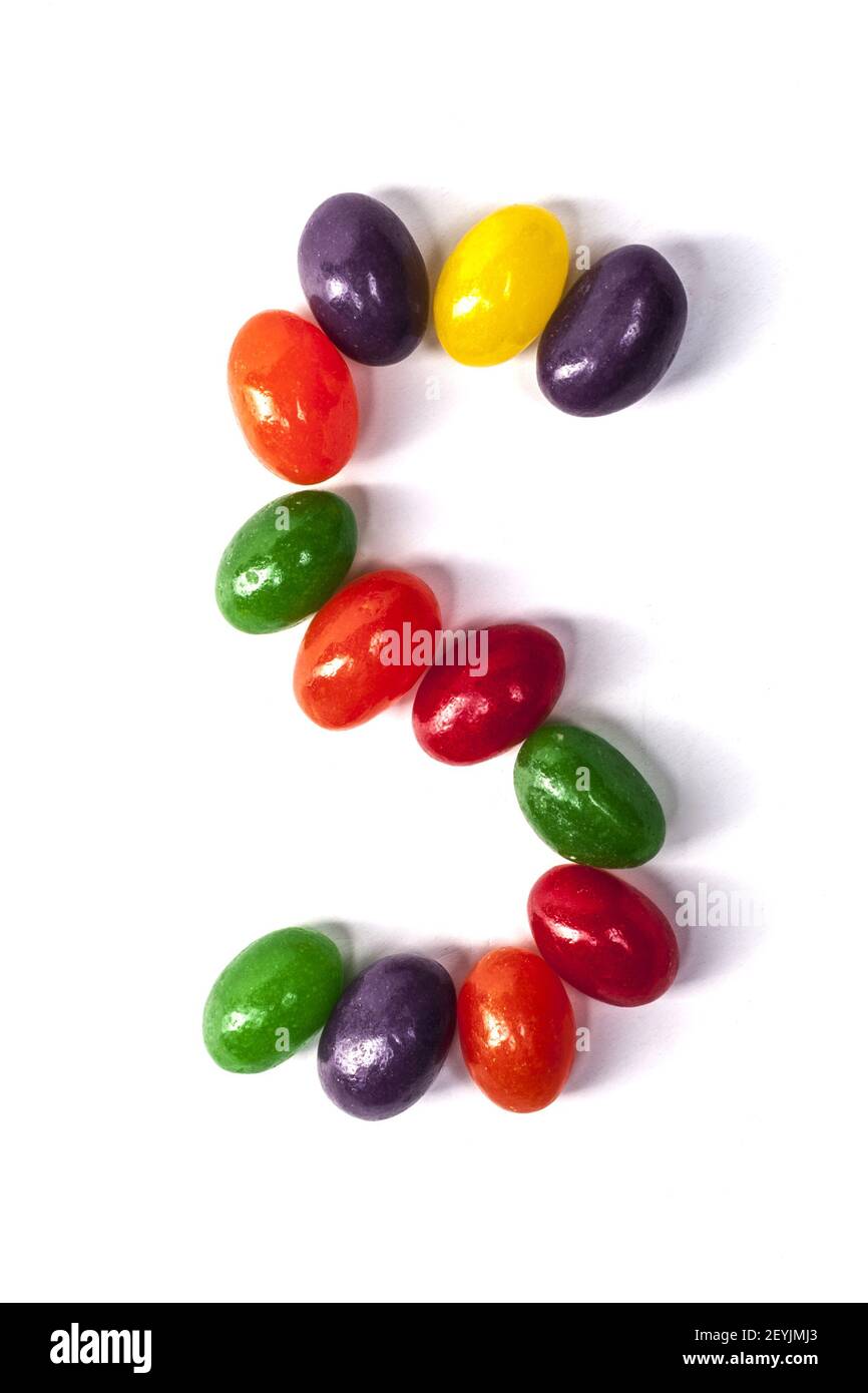 Candy Letter S Stock Photo - Alamy
