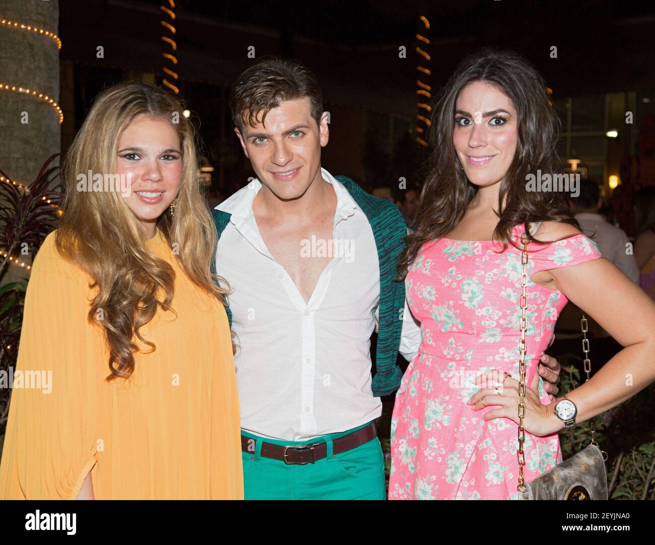 MIAMI, FL - JUNE 15: Sofia Llaneza, Pablo Azar and Luli Valls attends ...
