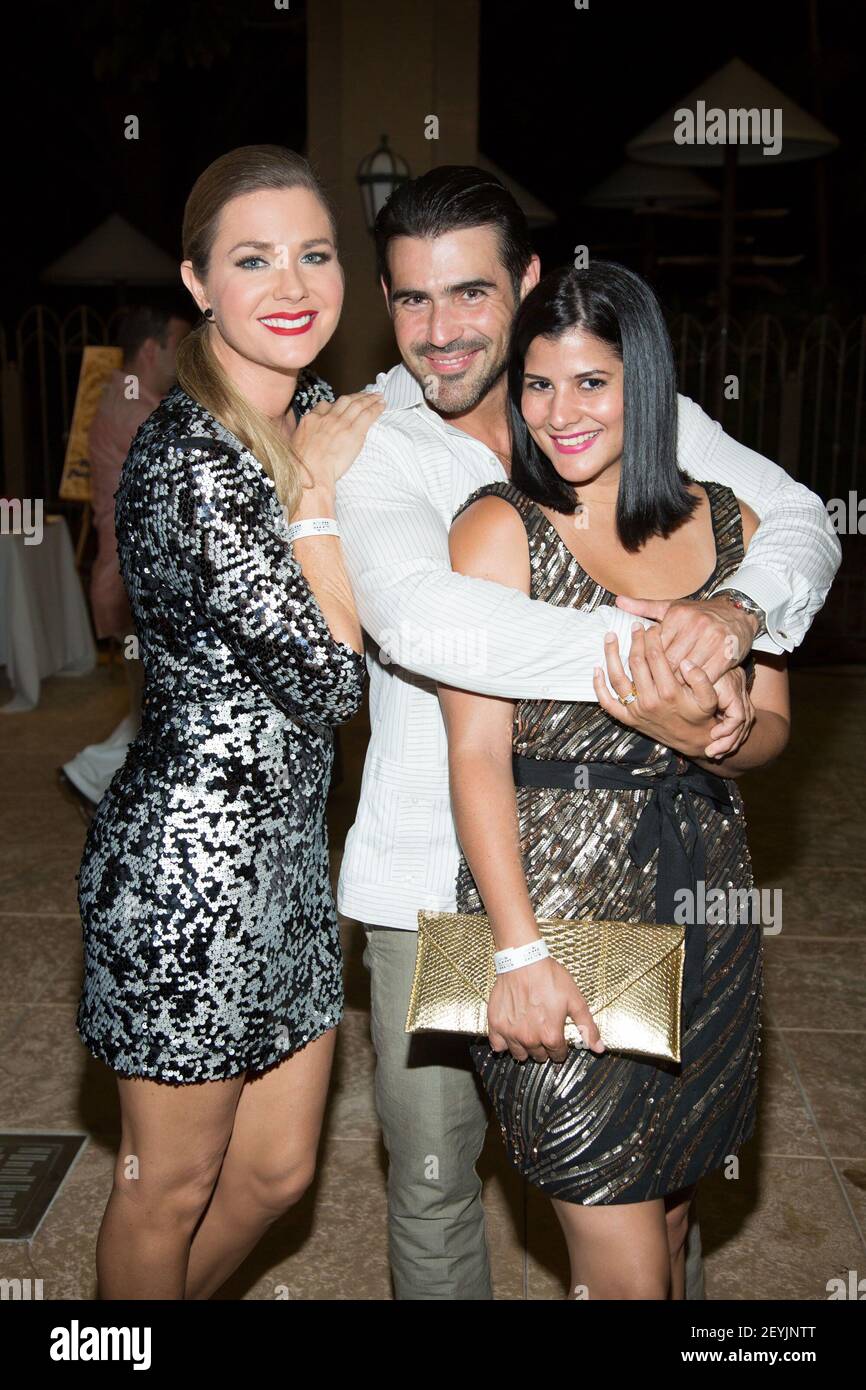 MIAMI, FL - JUNE 15: Sonya Smith, Jose Guillermo Cortinez and Dominic ...