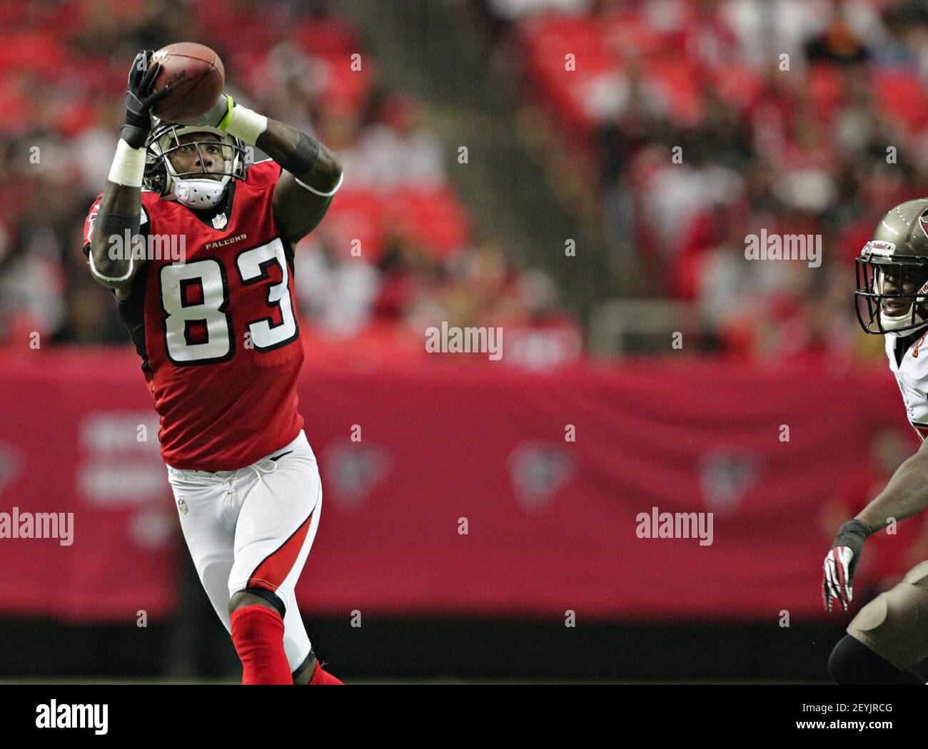Atlanta Falcons wide receiver Harry Douglas (83) catches a pass for 12 ...