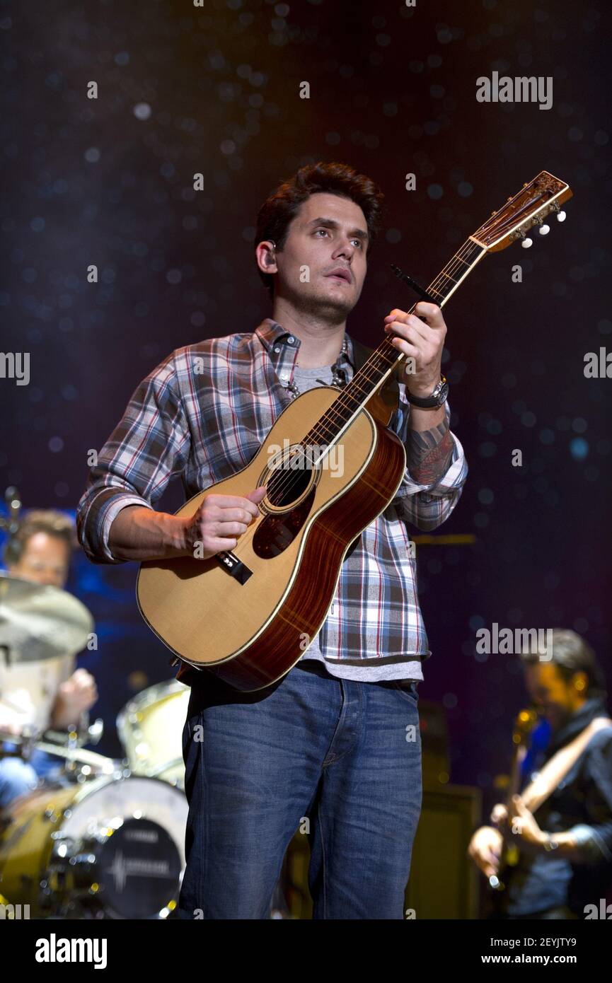 Singer-songwriter John Mayer in concert at the Ziggodome in Amsterdam ...